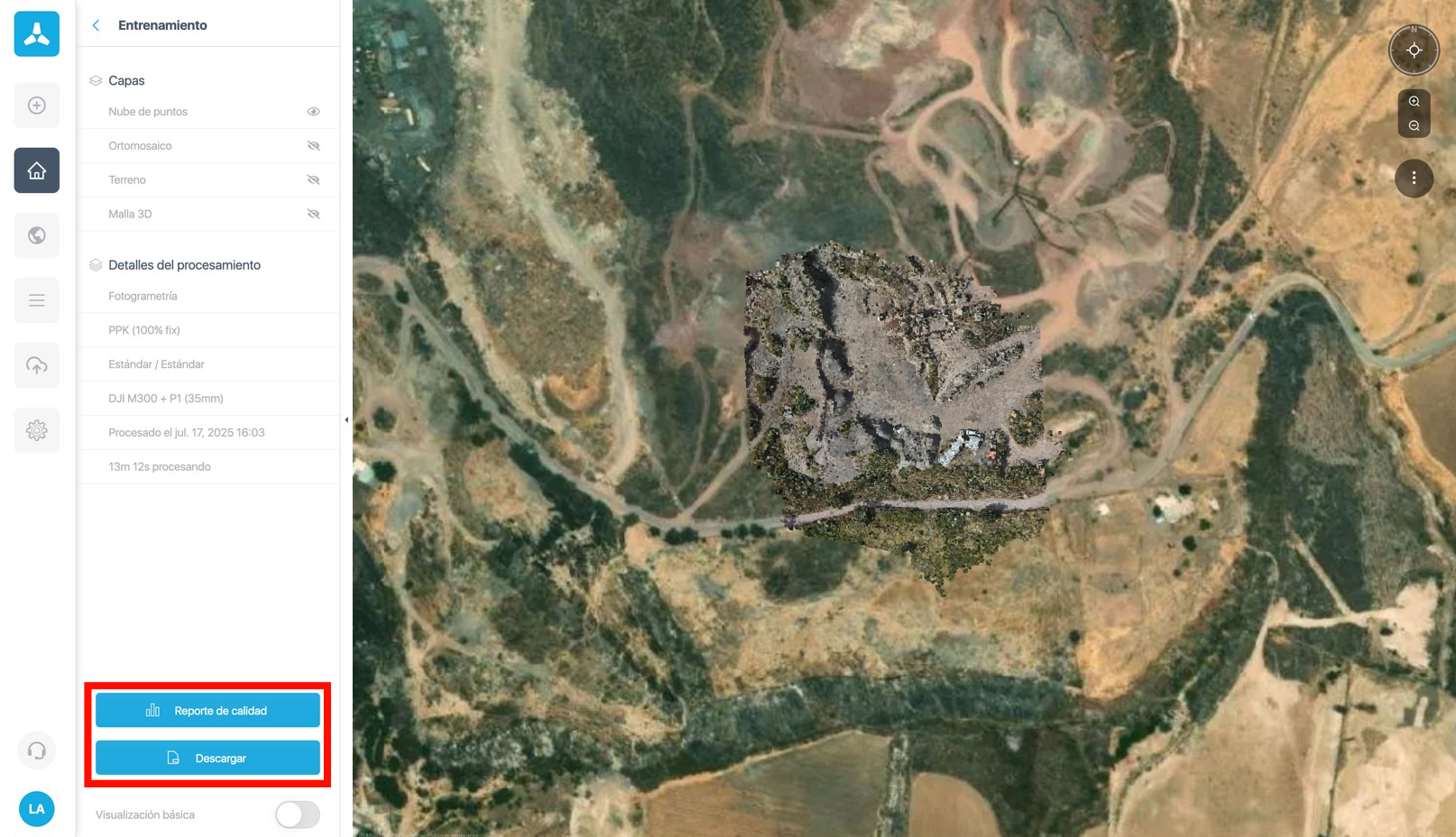 6.2 Descarga de Resultados – Skycatch Support Center