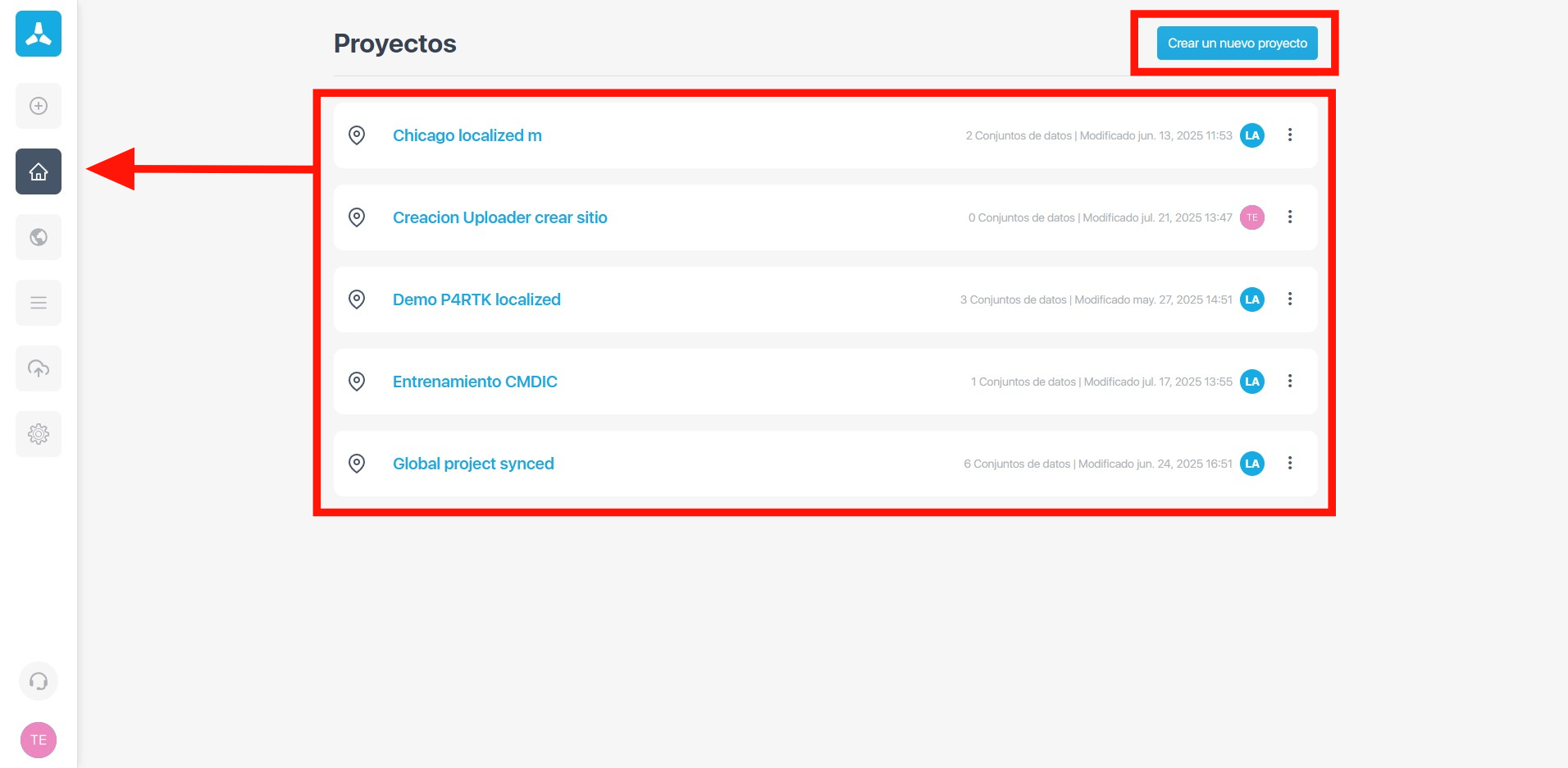 1.2 Navigation in EdgeServer – Skycatch Support Center